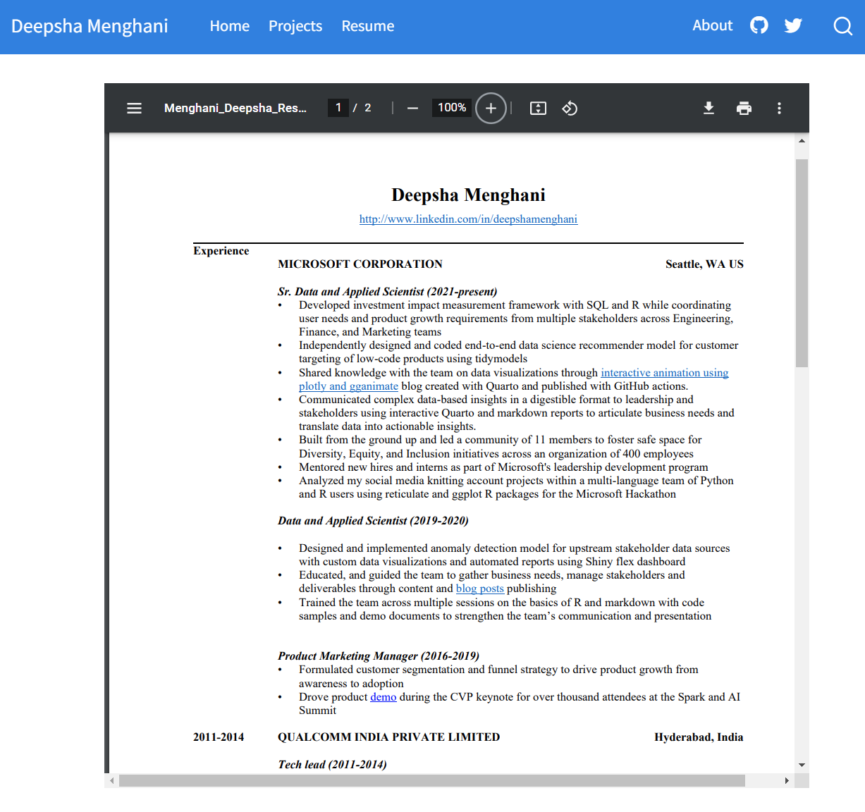 Data-Science-Portfolio – Data Science Portfolio with Quarto